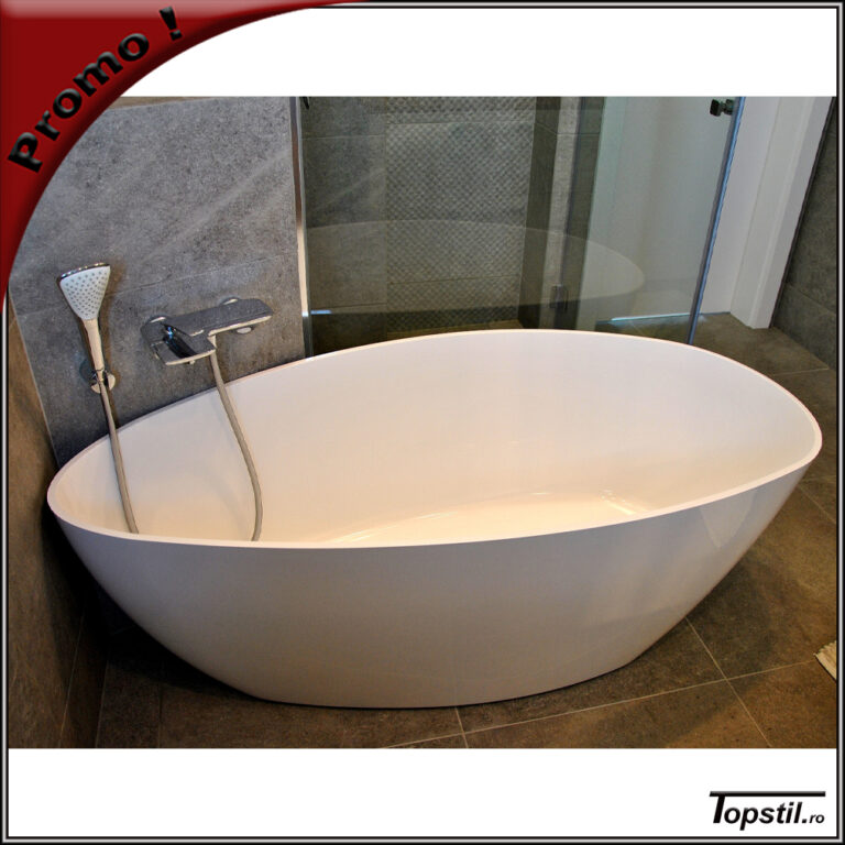 Cada de baie ovala Piemo din compozit - Top Stil