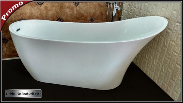 Cada baie ovala Comodo model freestanding 185 x 90 cm - Top Stil