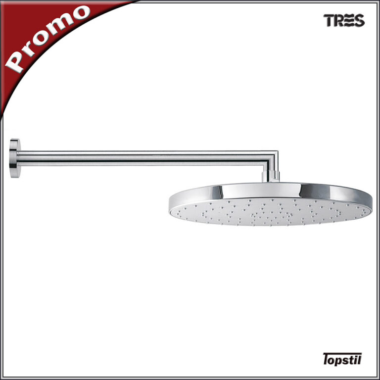 Cap de dus patrat din tavan 500 x 500 mm, cu ploaie si cascada - Top Stil