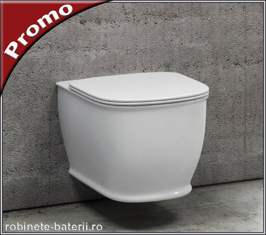 Wc suspendat Celia cu capac soft-close - Top Stil