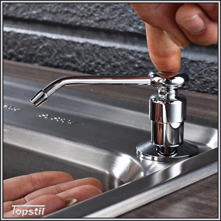 Dozator detergent pe chiuveta bucatarie D98 crom - Top Stil