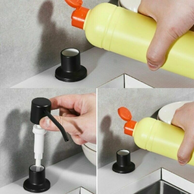 Dozator detergent pe chiuveta bucatarie D98 crom - Top Stil