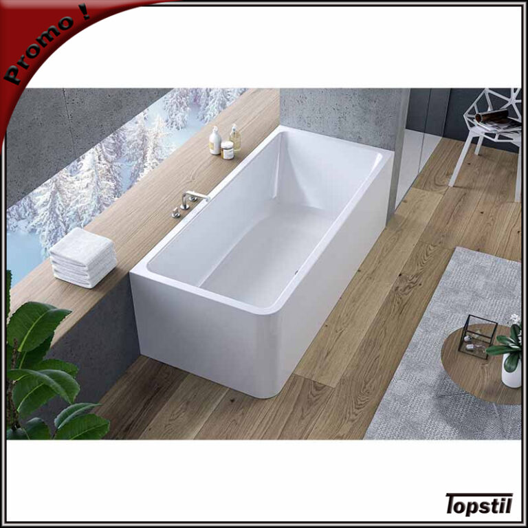 Cada de baie ovala Glamour din compozit, freestanding - Top Stil