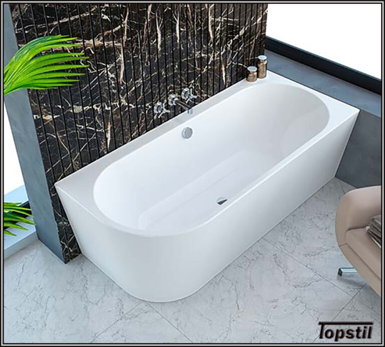 Cada de baie ovala Lenna freestanding, din compozit - Top Stil