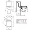 Wc complet pe colt cu functie de bideu