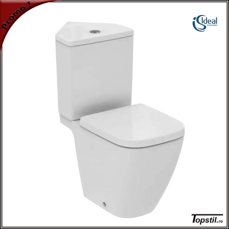 Wc complet pe colt Ideal cu functie de bideu - Top Stil
