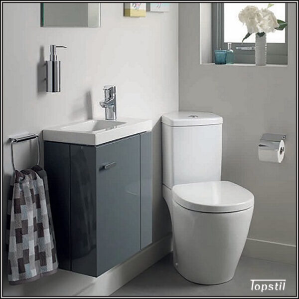 Wc pe colt Connect Aquablade cu capac soft-close - Top Stil