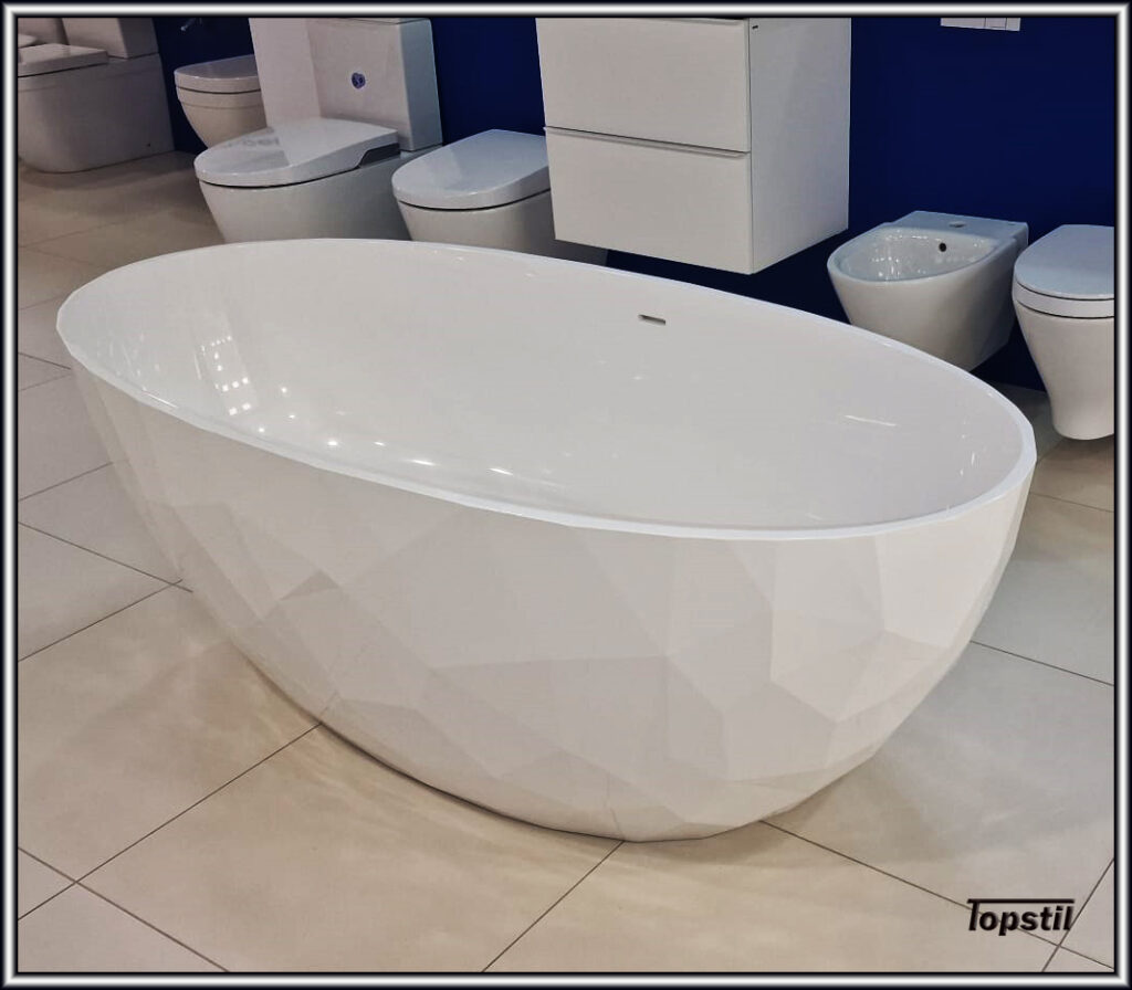 Cada baie compozit Aruba freestanding 167 cm - Top Stil