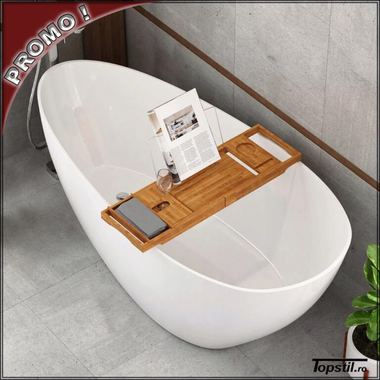 Cada baie compozit 150 cm freestanding