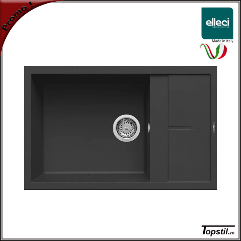 Chiuveta bucatarie compozit Korfu neagra - Top Stil